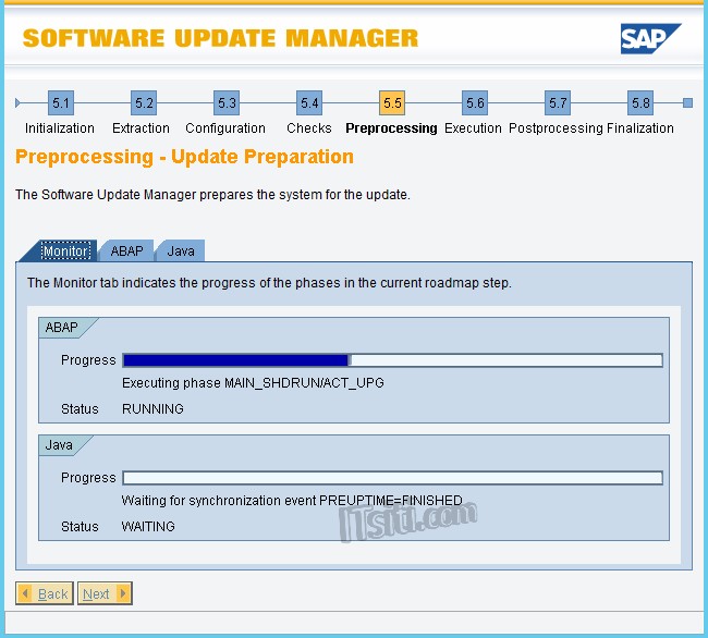 Steps to Upgrade SAP Support Package Stack using SUM